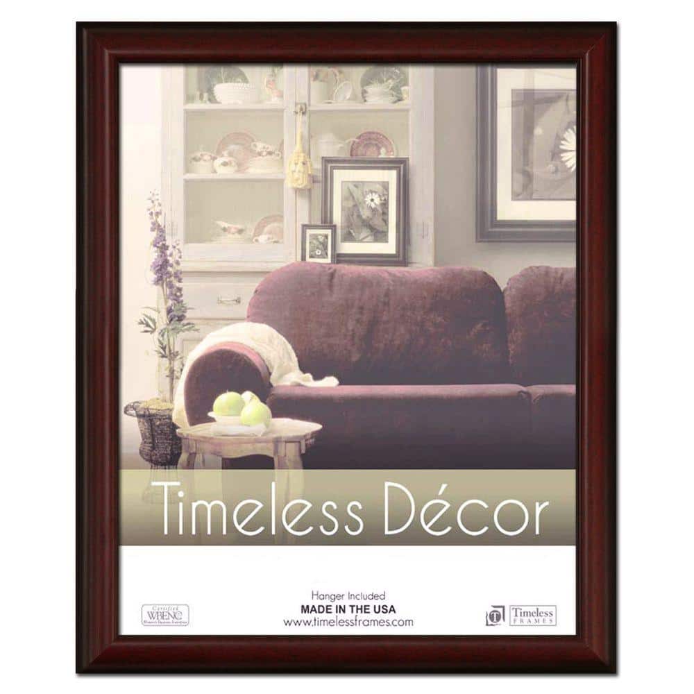 Timeless Frames Huntley 1-Opening 16 in. x 20 in. Cherry Picture Frame ...