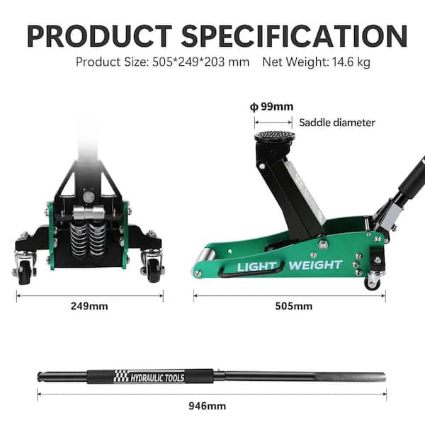 Aluminum - Floor Jacks - The Home Depot