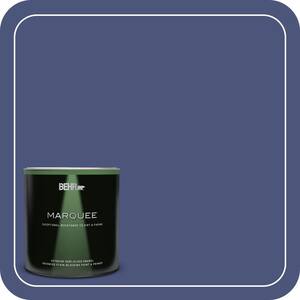 BEHR ULTRA 1 gal. #620D-7 Deep Indigo Extra Durable Satin Enamel ...