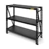 DEWALT 3-Tier Steel Garage Storage Shelving Unit Black (50 in. W x 48 ...