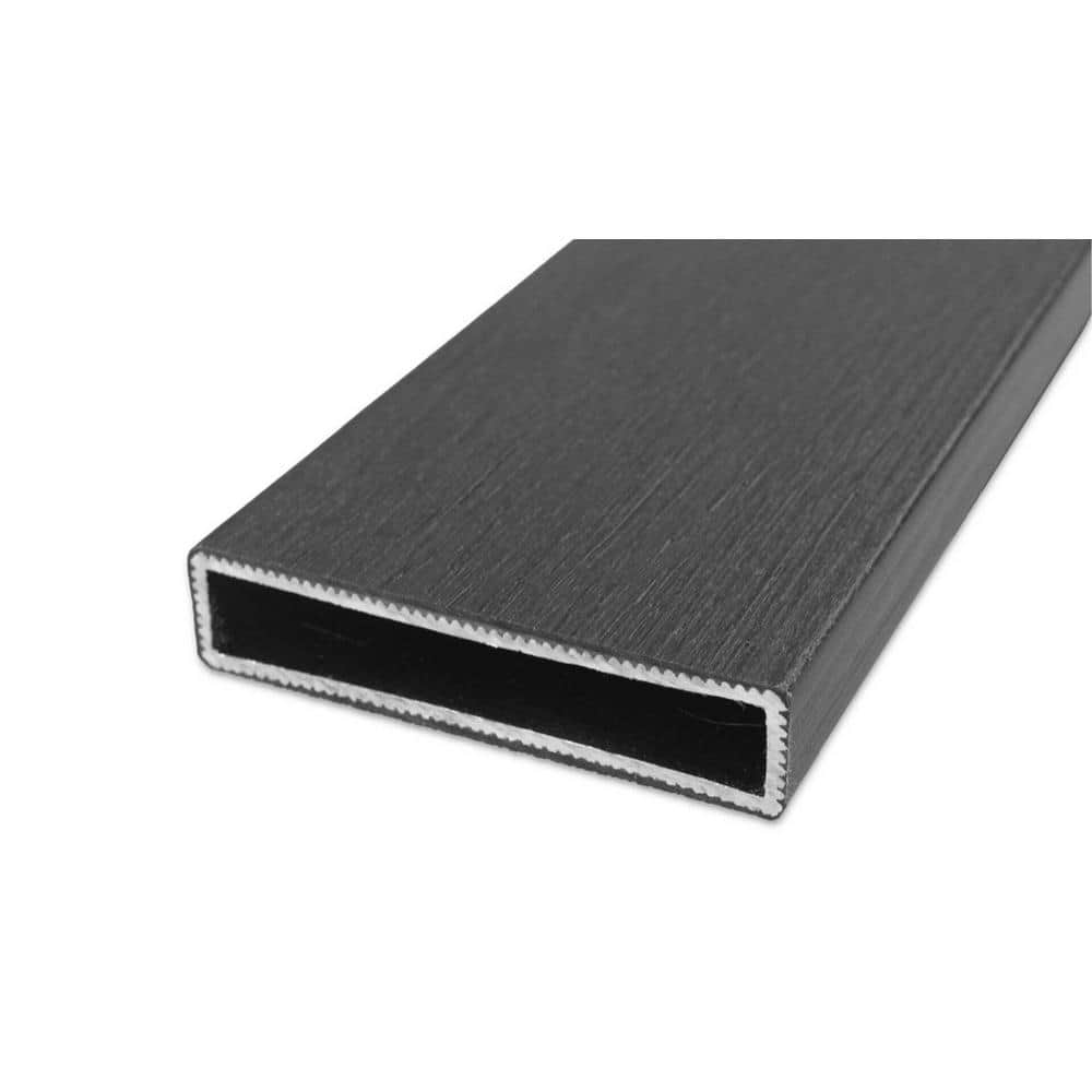 Frame It All 6 ft. WPC Capped 360 Composite Aluminum Rail for Picket ...