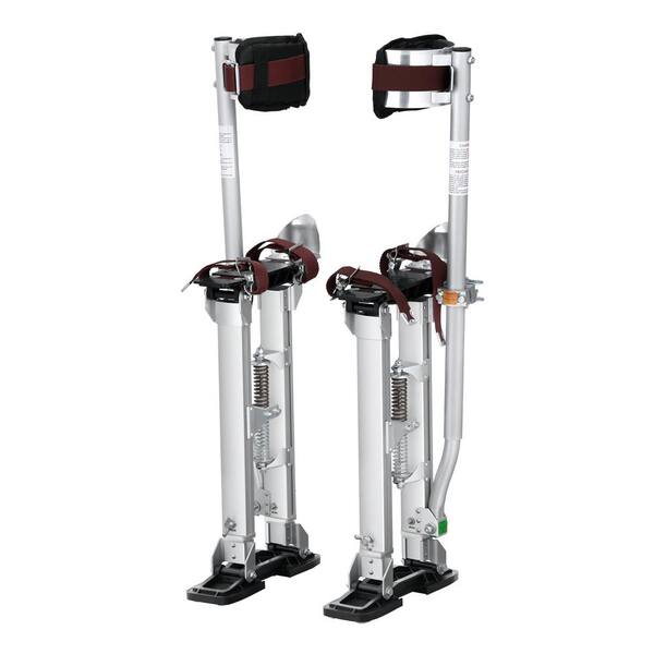 VEVOR Drywall Stilts 18 in. to 30 in. Adjustable Aluminum Tool Stilts ...