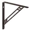 Everbilt Art Deco Shelf Bracket Bronze 10 in. 46404PBLHD - The Home Depot