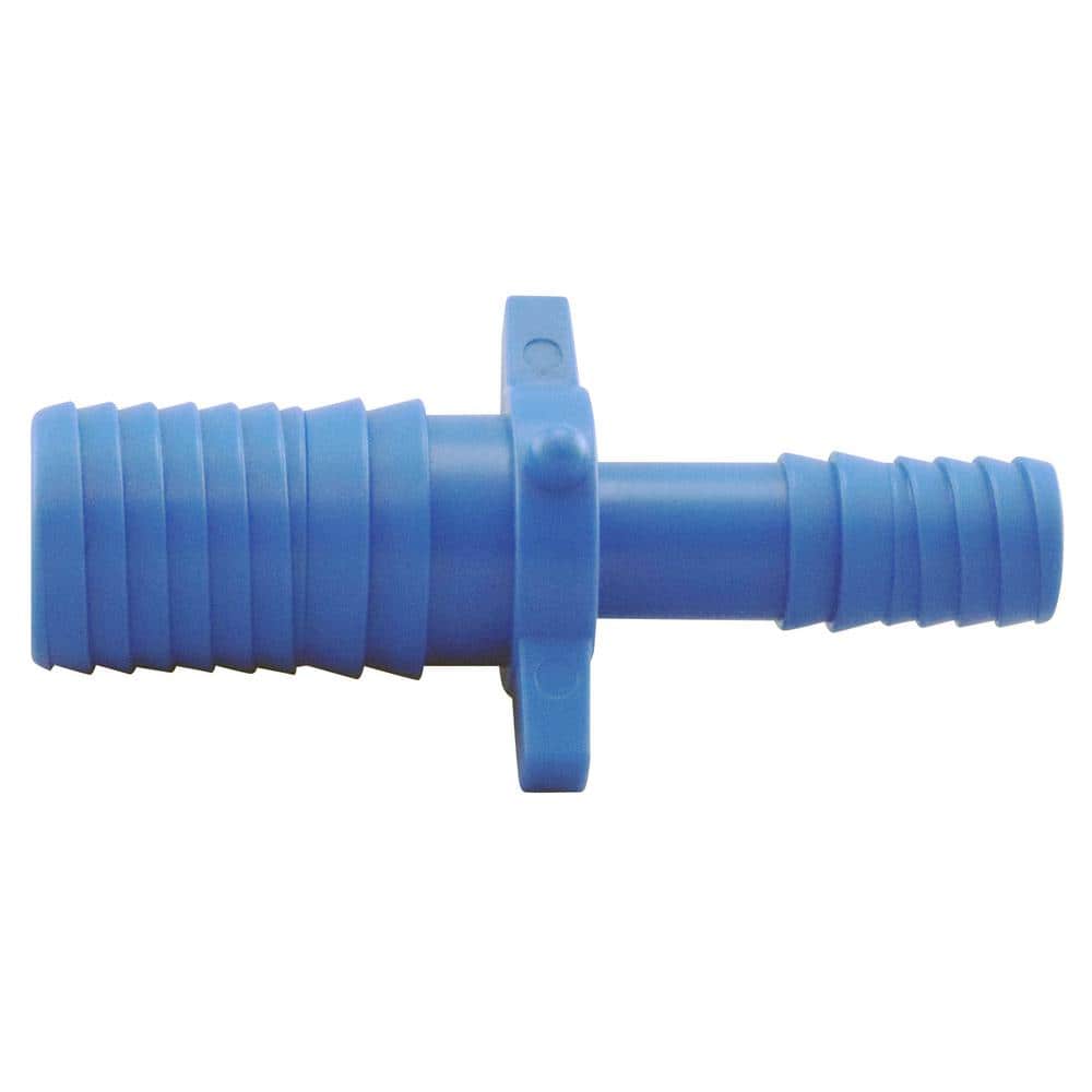 Apollo 3/4 in. Barb Insert Blue Twister Polypropylene x 3/8 in. Funny ...