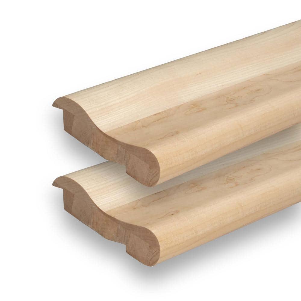 American Pro Decor 72 in. W x 1-3/8 in. H x 5 in. D Unfinished Hard ...