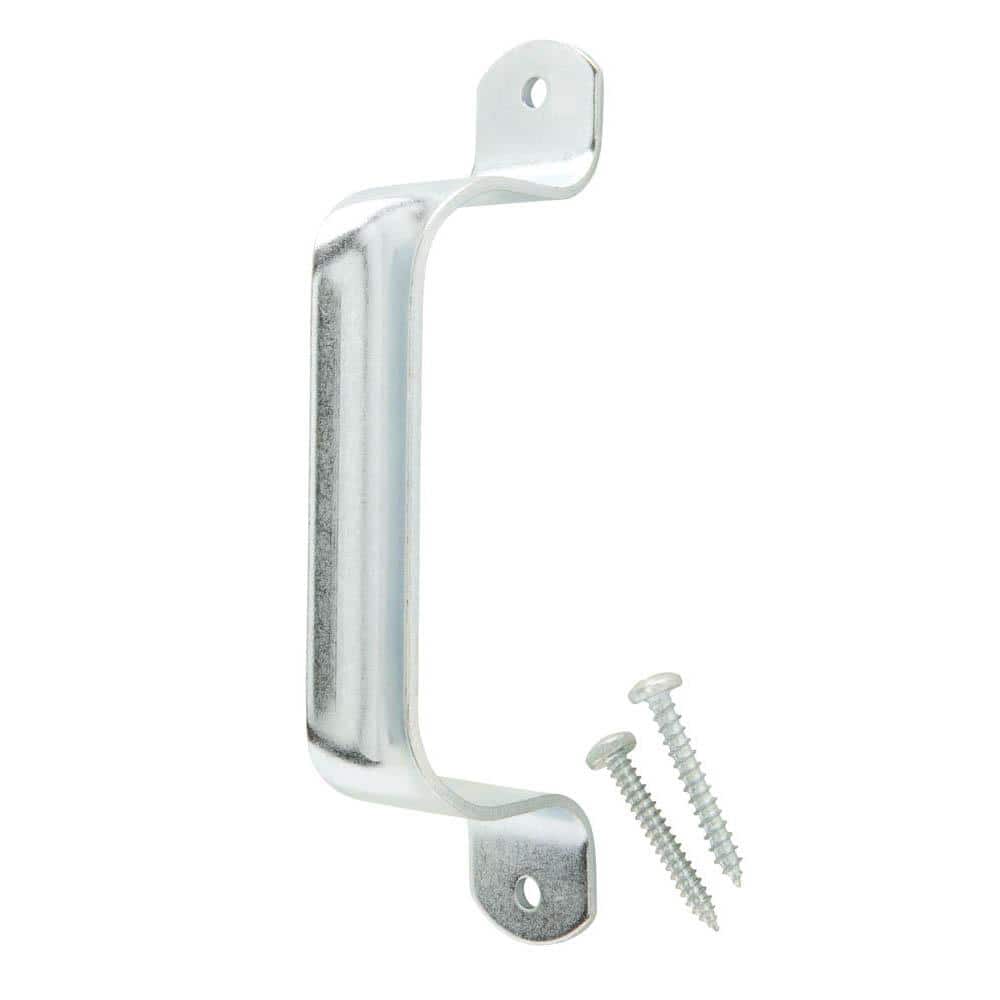 Everbilt 6-1/2 in. Zinc-Plated Heavy-Duty Door Pull 24385 - The Home Depot