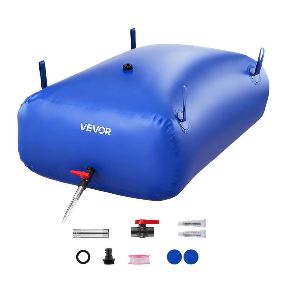 VEVOR Water Storage Bladder, Camping Tank Containers, 87.2 Gal., Wear ...