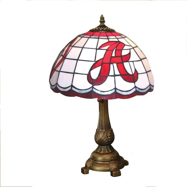 The Memory Company NCAA 19.5 in. Antique Bronze Tiffany Table Lamp ...