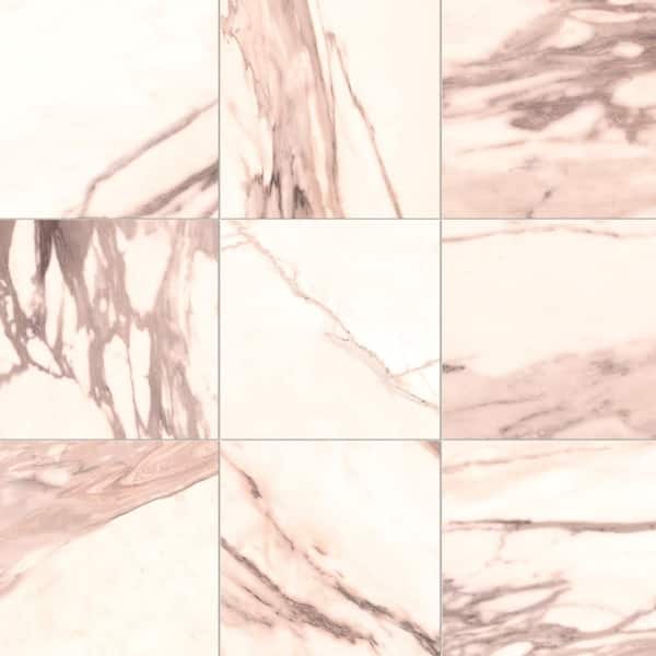 Merola Tile Reve Rose 12 in. x 12 in. Porcelain Floor and Wall Tile (11 ...