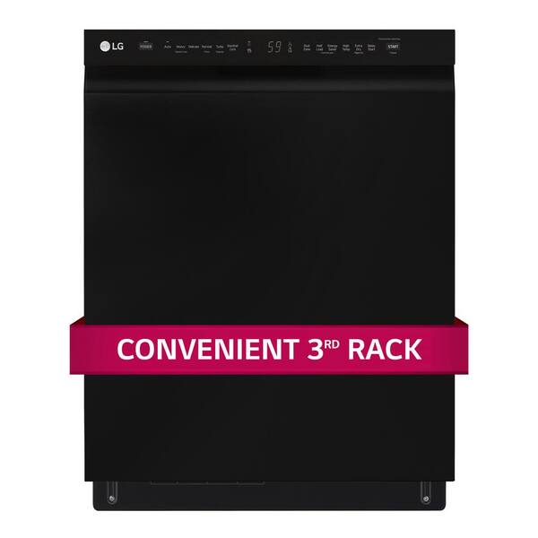 Reviews for LG 24 in. Black Front Control Dishwasher with QuadWash, 3rd ...
