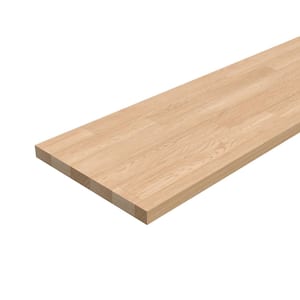 EVERMARK Stair Parts 192 in. x 3-1/2 in. Red Oak Landing Tread 6LT0R ...