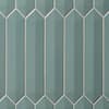 Ivy Hill Tile Axis 3D 2.6 in. x 13 in. Jade Polished Picket Ceramic ...