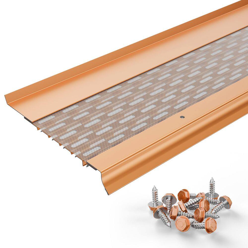 WATERLOCK Micromesh [6 in. x 35 ft.] Gutter Guard for 6 in. K-Style and ...