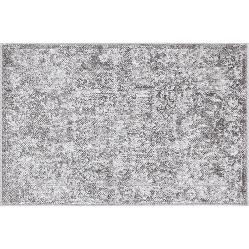 Tayse Rugs Nexus Oriental Gray 2 ft. x 3 ft. Indoor Area Rug NEX1700 ...