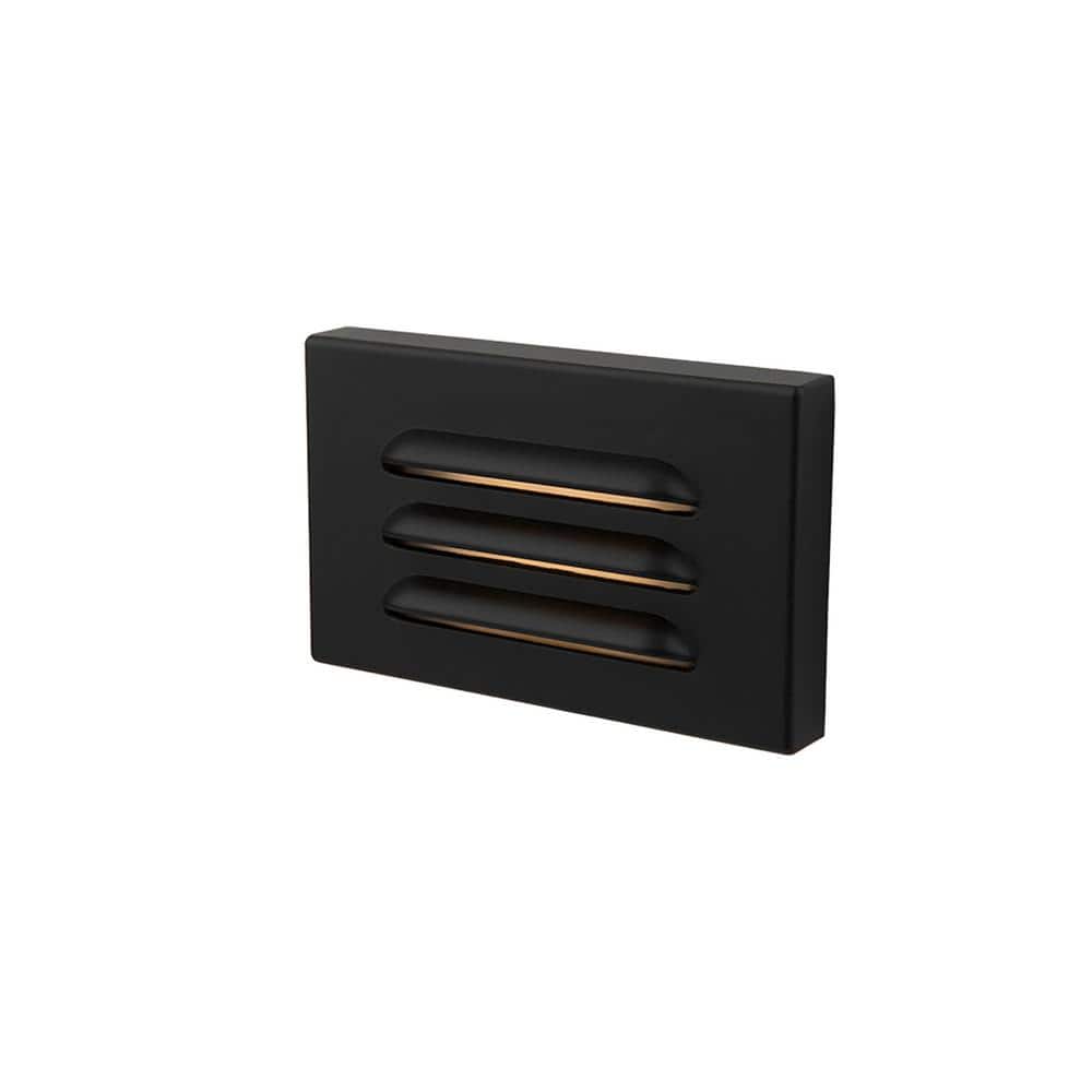 WAC LANDSCAPE Horizontal 5 in. Surface Louvered Step Light Low-Voltage ...