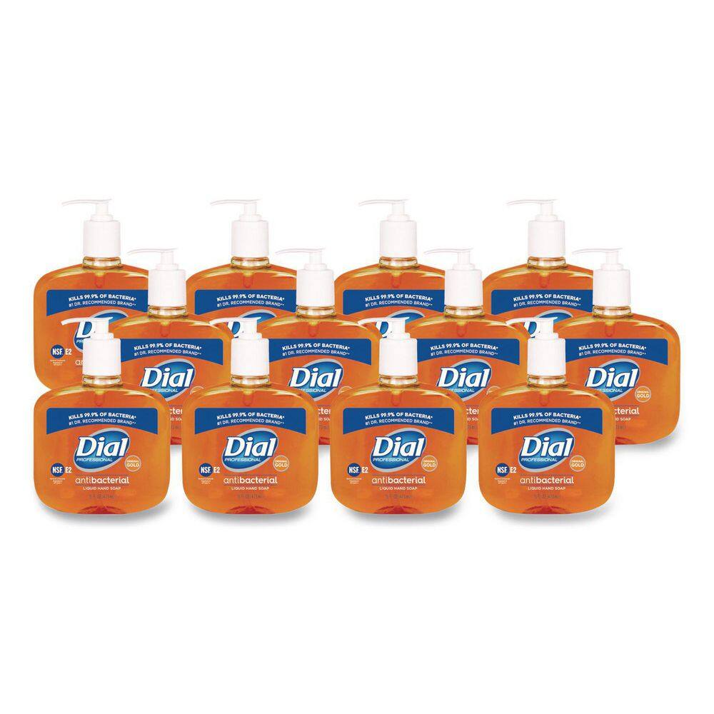 Dial Professional 16 oz. Floral Scent Gold Antibacterial Liquid Hand ...