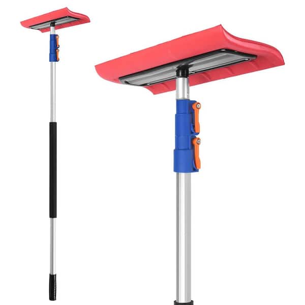 Misopily 61.8 in. Stainless Steel Handle Gutter Rake Tine Stainless ...