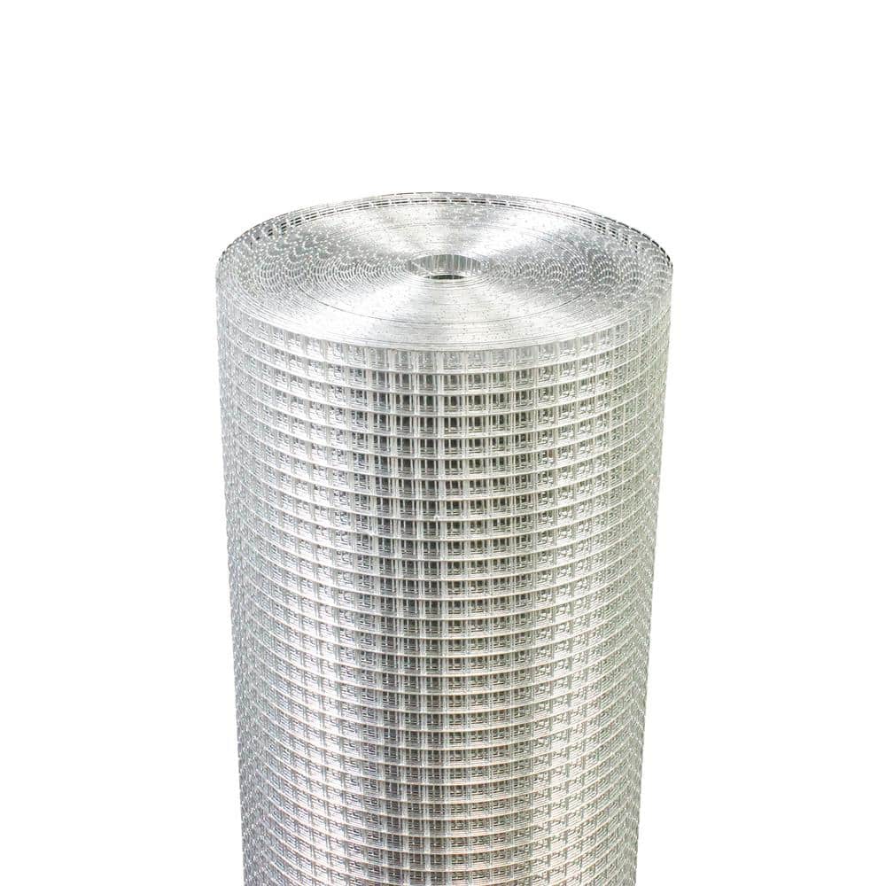 WRIGHTMASTER 4 ft. x 100 ft. 23-Gauge Hot-Dip Galvanized Welded Wire ...