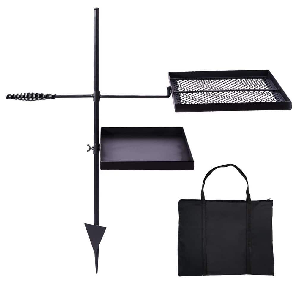 Karl home Swivel Campfire Grill Skillet Combo Portable Heavy Duty ...