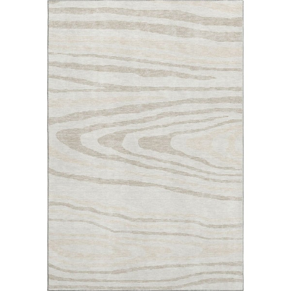 Addison Rugs Mayfield Premium Machine Washable Abstract AMF974 Ivory 9 ...