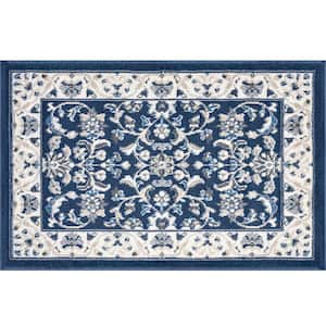 Tayse Rugs Madison Floral Cream 9 ft. x 13 ft. Indoor Area Rug MDN4617 ...