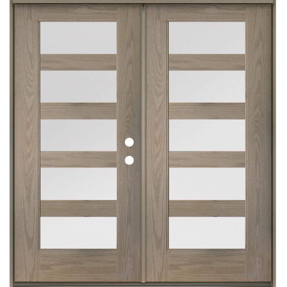 Have a question about Krosswood Doors Modern 72 in. x 79 in. 5-Lite ...