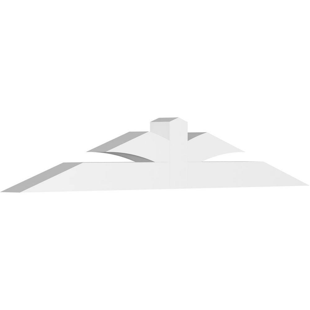 Ekena Millwork Richland 96 in. W x 16 in. H x 6 in. D Signature ...