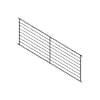 FORTRESS Fe26 Axis 34 in. H x 8 ft. W Black Steel Railing Stair Panel ...