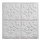 uDecor Basilica 2 ft. x 2 ft. Lay-in or Glue-up Ceiling Tile in White ...