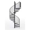 Mylen STAIRS Condor Black Interior 60 in. Diameter Spiral Staircase Kit ...