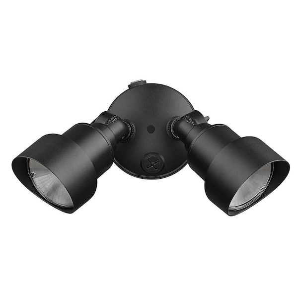 Acclaim Lighting Flood Lights 2-Light Matte Black Outdoor LED Light ...