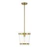 Savoy House Ventari 10.25 in. W x 11 in. H 1-Light Warm Brass Statement ...