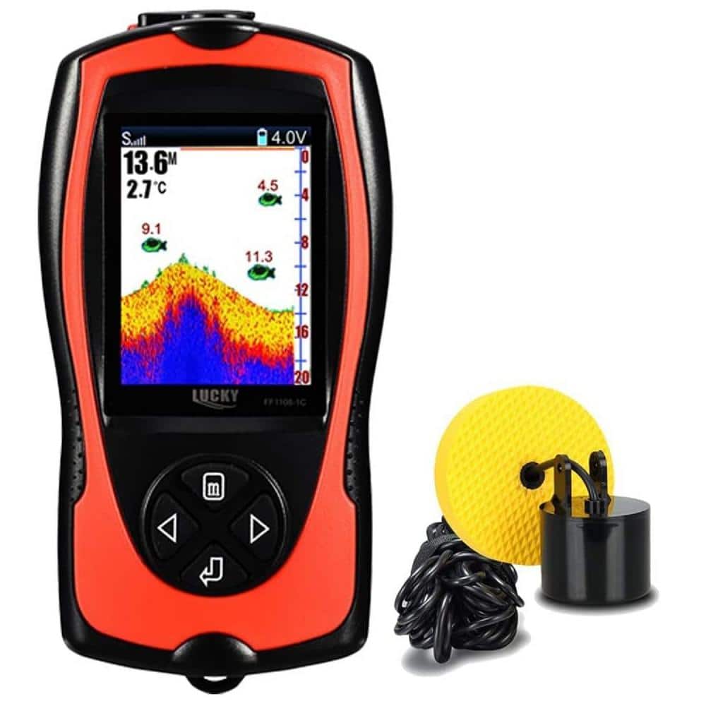 Etokfoks Portable Fish Finder Handheld Kayak Fish Finders Wired Fish ...