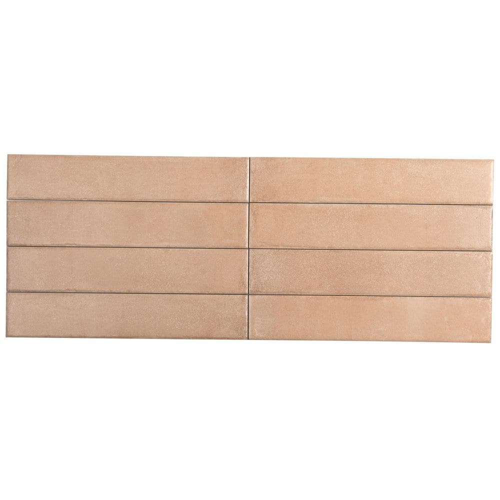 Apollo Tile Cadence 3 in. x 16 in. Matte Earthy Terracotta Porcelain ...