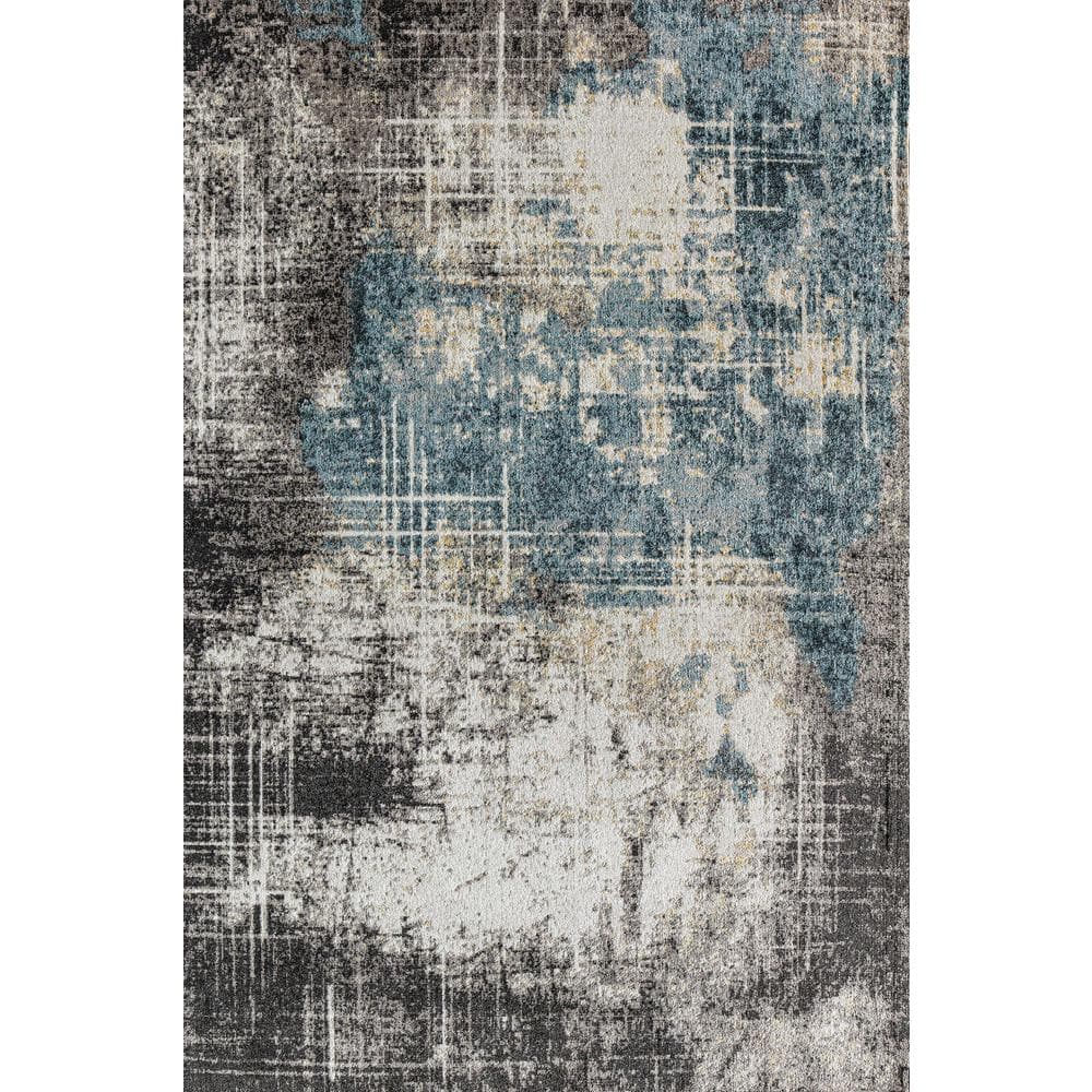 Rugs America Jada Midnight Black 8 ft. X 10 ft. Area Rug RA31676 - The ...