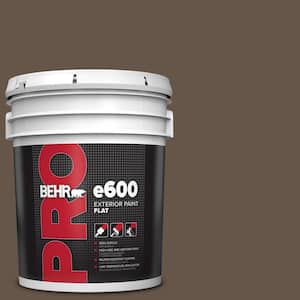 BEHR PRO 5 gal. #N220-7 Cavalry Brown Low Luster Exterior Paint PR62305 ...