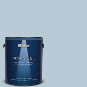 BEHR DYNASTY 1 gal. #PPU14-15 Denim Light Satin Enamel Exterior Stain ...