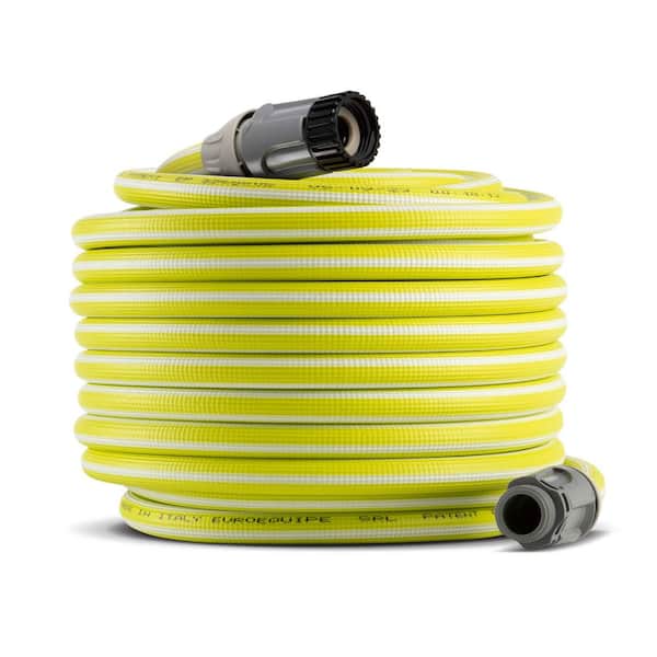 SVOPES 0.4 in. x 75 ft. Metal Garden Hose, Rust-Proof Stainless Steel ...