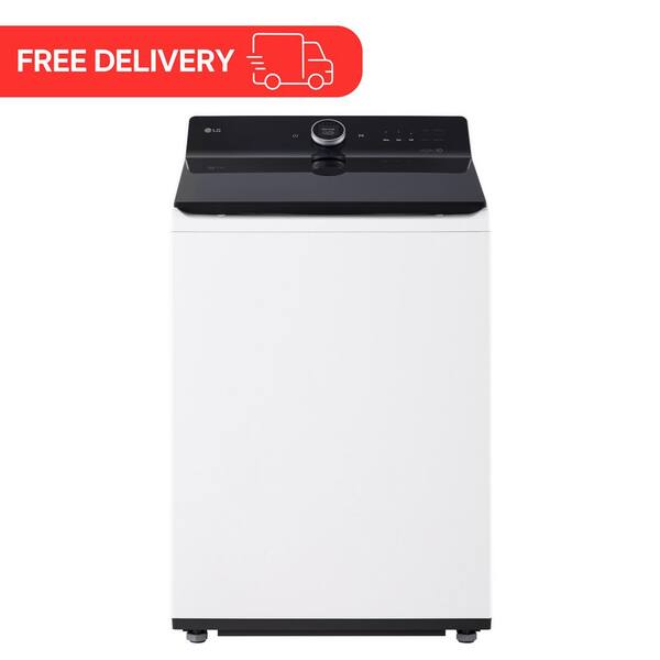 LG 5.5 cu. ft. Top Load Washer in White with EasyUnload, AI Sensing ...