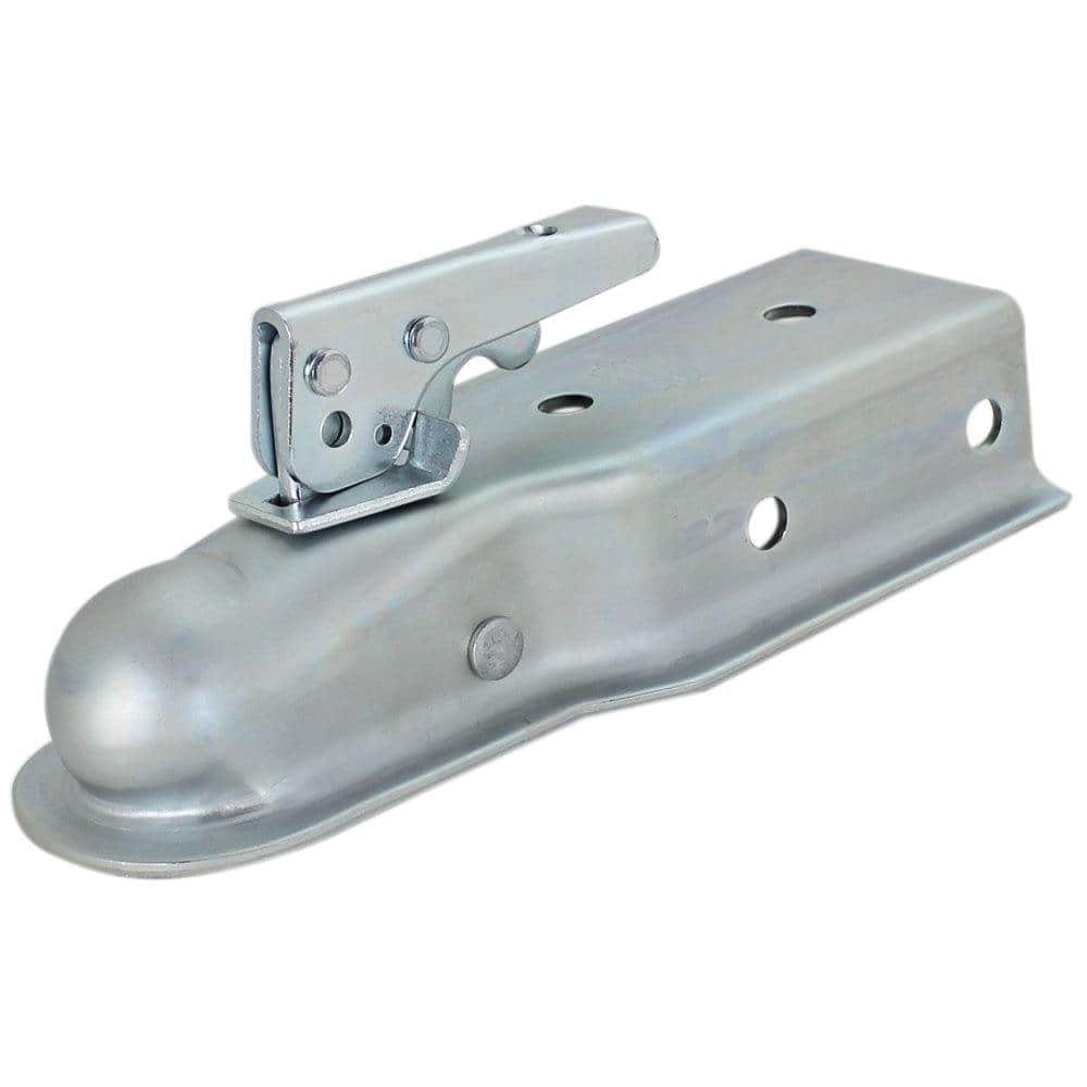 Quick Products Zinc Trigger-Style Trailer Coupler - 2 in. Ball, 3 in ...
