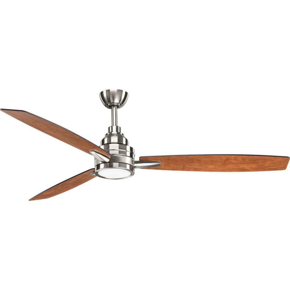 Progress Lighting Gaze 60 in. Indoor Integrated LED Brushed Nickel ...