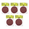 RYOBI 35-Piece 5 in. Random Orbit Sand Paper Assortment Set - 80, 120 ...