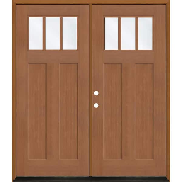 Steves & Sons Regency 72 in. x 80 in. 1/4 TopL 3SDL Clear Glass RHIS ...