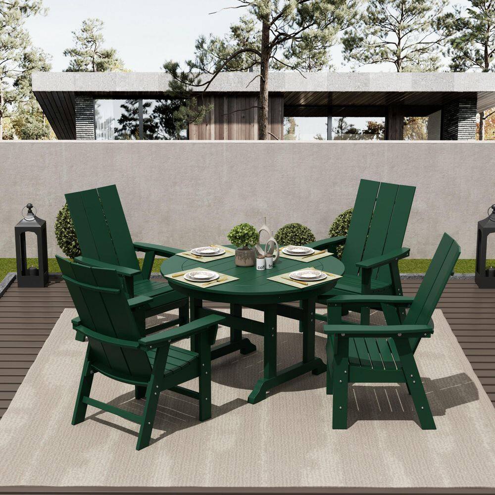 WESTIN OUTDOOR Shoreside Outdoor Patio Weather Resistant Adirondack ...