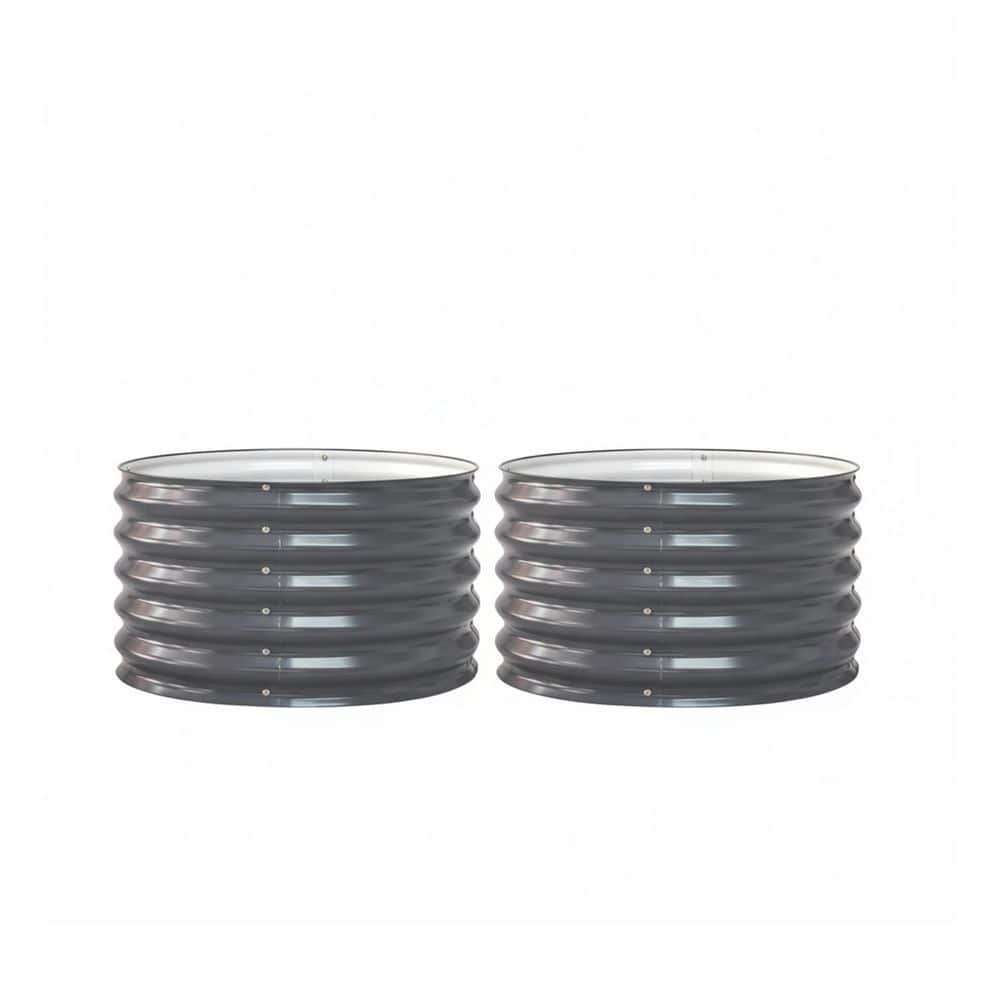 vego garden Twin Pack 17 in. Tall Berry Garden Bed 30 in. Wide Outdoor ...