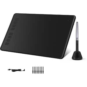 Yichuhaoxi 10 x 6 in. Graphics Drawing Tablet with 8 Hot Key, Passive ...