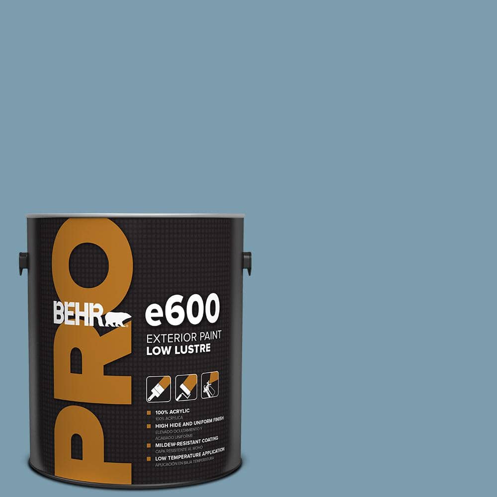 BEHR PRO 1 gal. #550F-4 Cool Dusk Low Luster Exterior Paint PR62001 ...