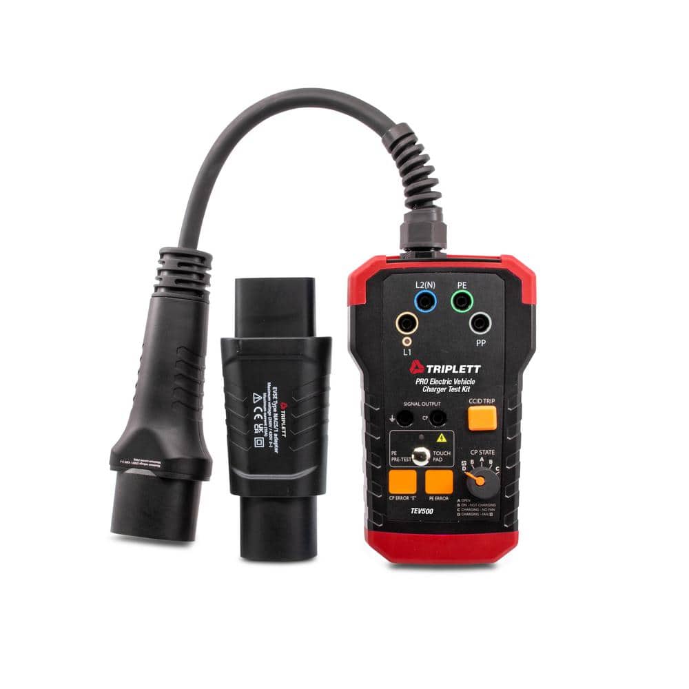 TRIPLETT Pro Electric Vehicle Charger Test Kit TEV500 - The Home Depot