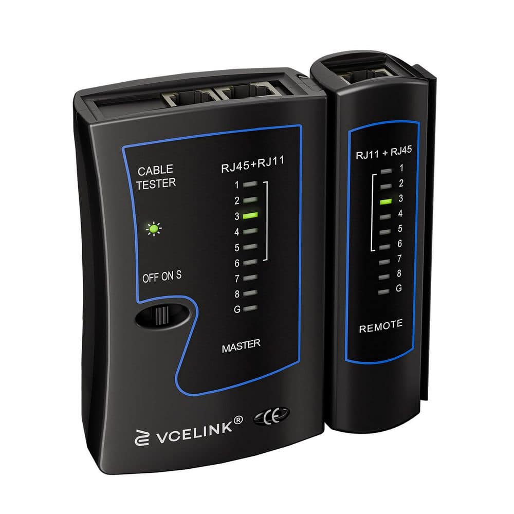 VCELINK RJ45 Tester GJ468BK-1P-THD - The Home Depot