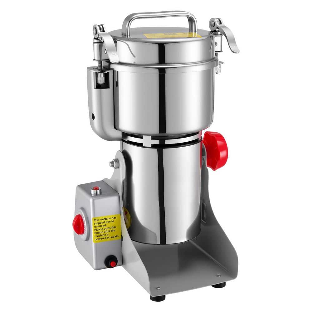 SKYSHALO Electric Grain Mill Grinder 2100W High-Speed Stainless Steel ...